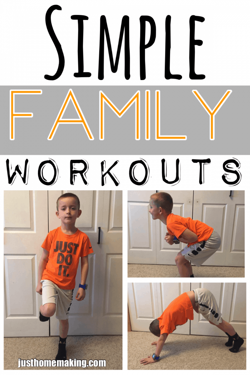 Family Workouts - Just Homemaking