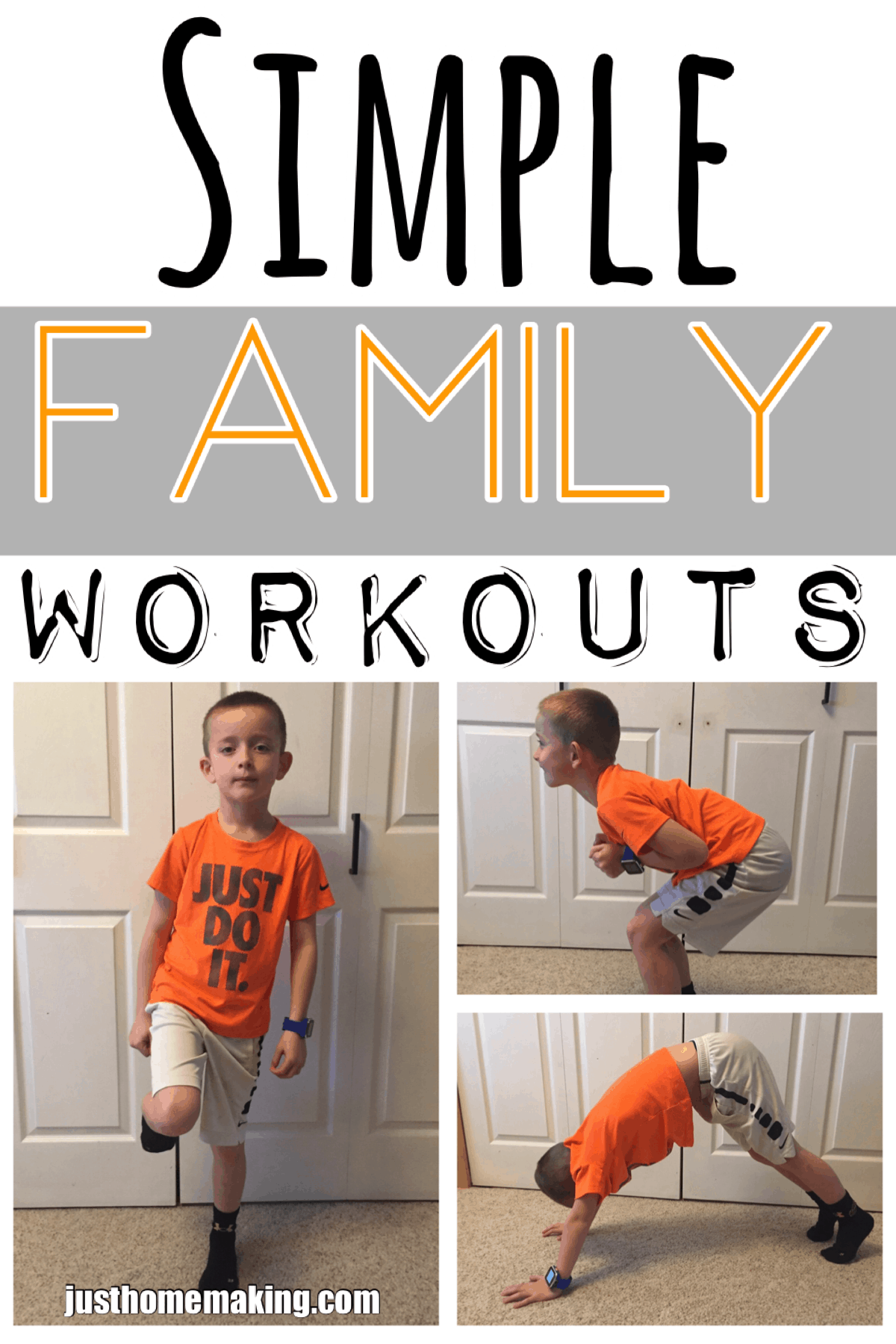 Family Workouts - Just Homemaking