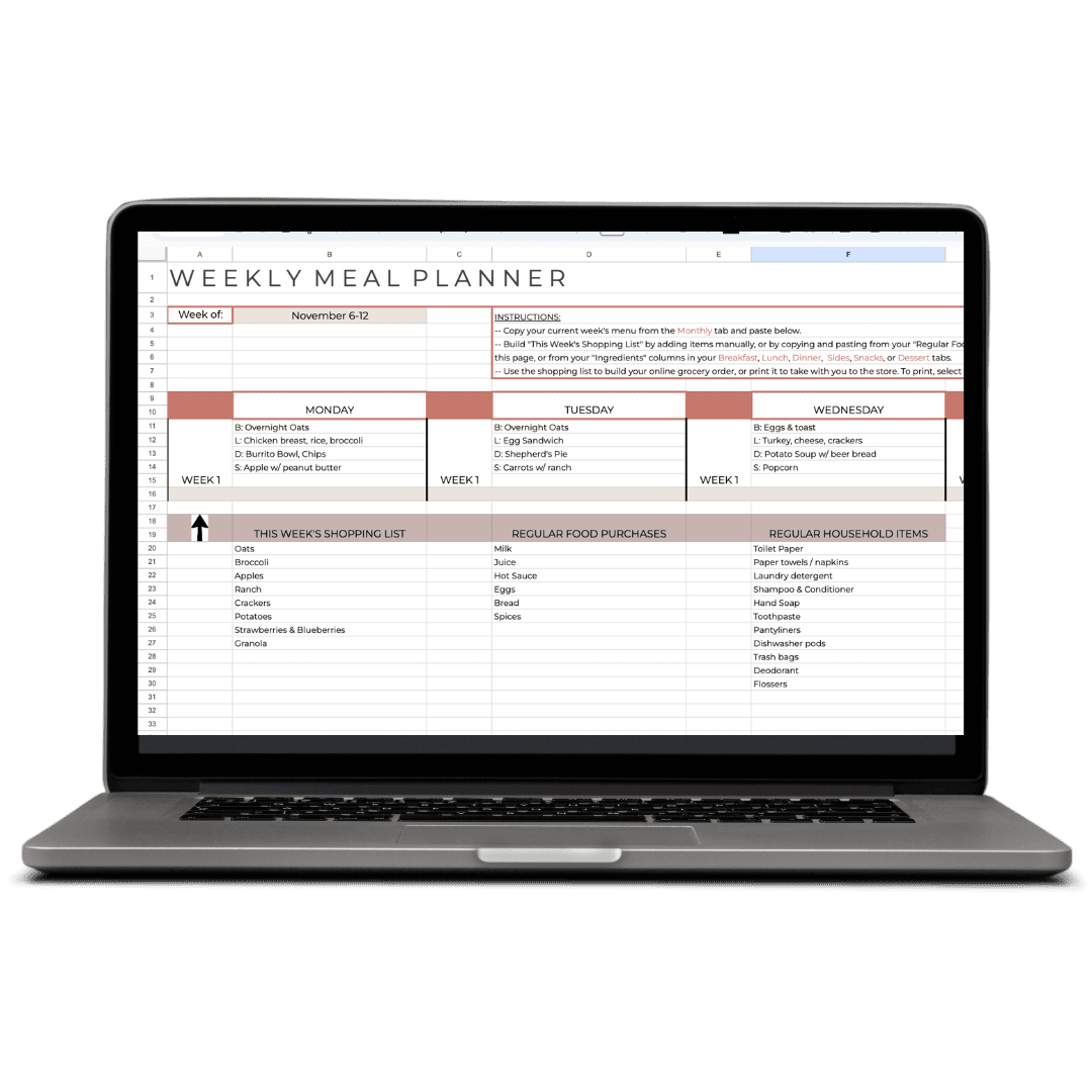 Meal Planning System: An Absolute Game Changer for Busy Moms - Just ...